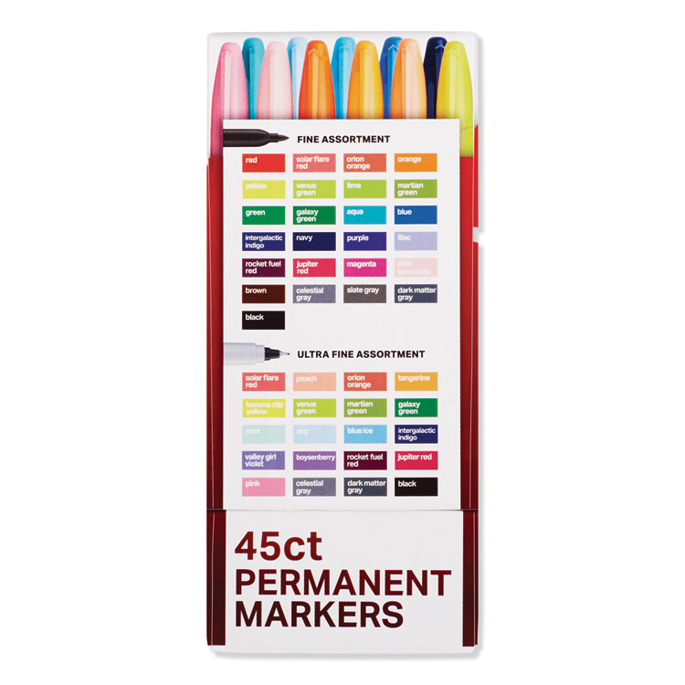 Permanent Markers Ultimate Collection, Assorted Tip Sizes/types ...